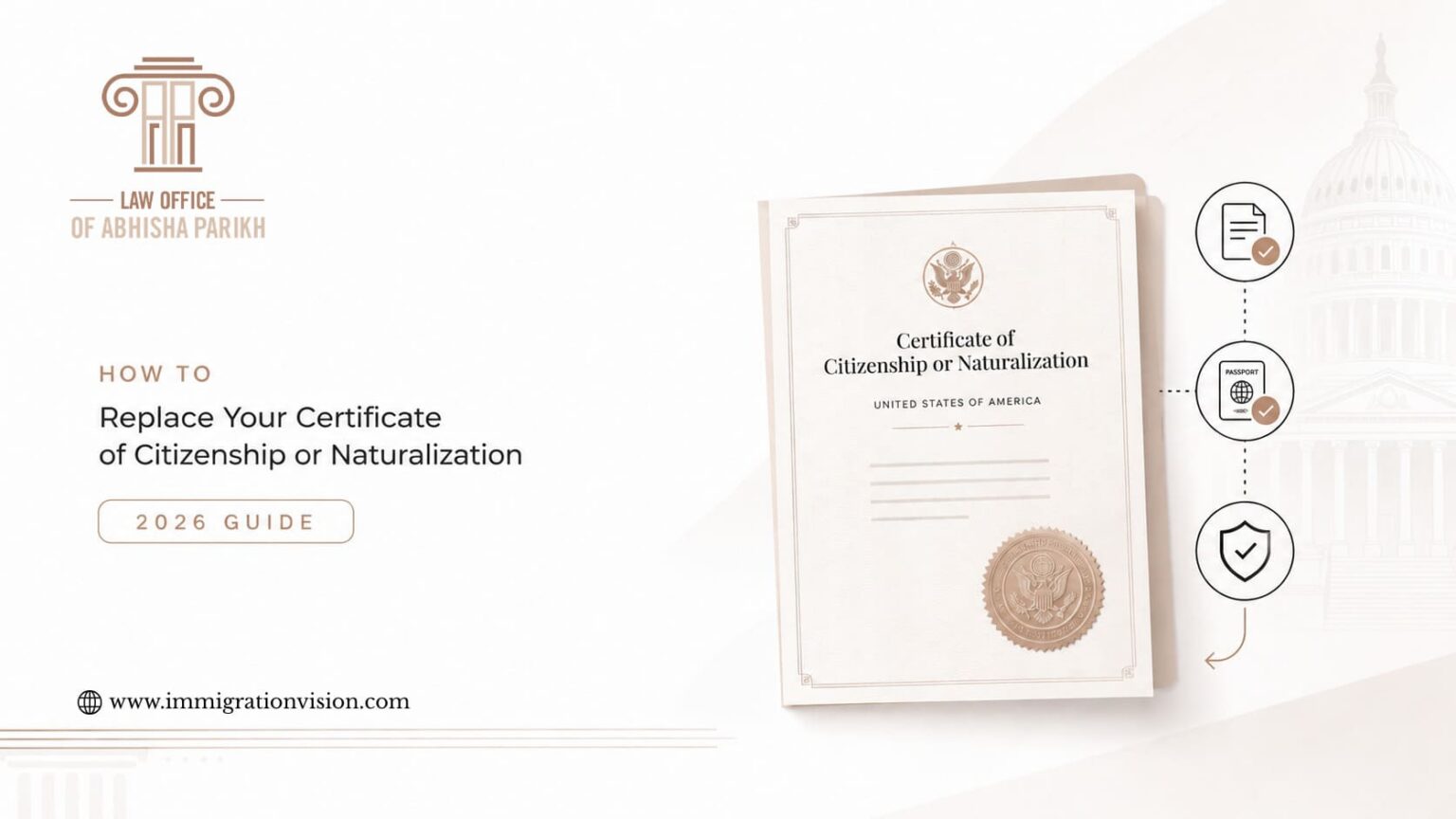 How to Replace Certificate of Citizenship or Naturalization in 2026